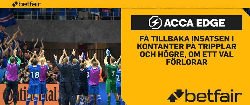 Betfair ger spelare insatsen tillbaka på tripplar på odds